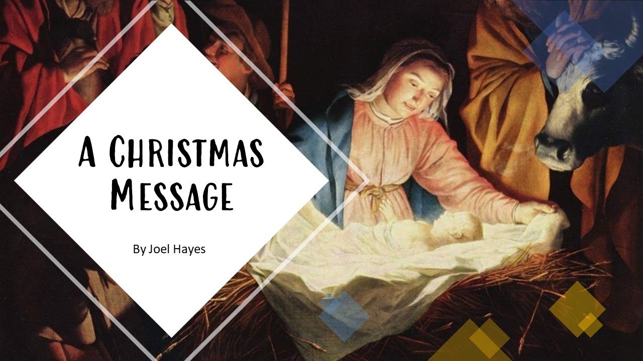 A Christmas Message | Pastor Joel Hayes - YouTube