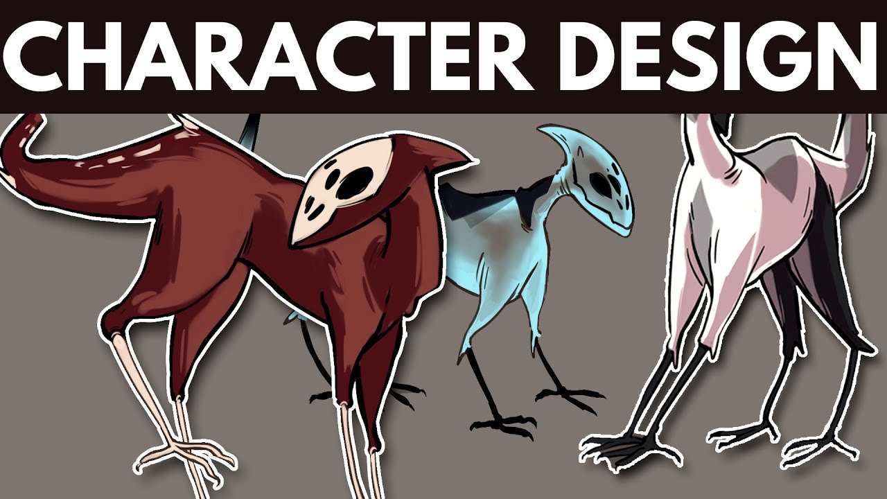 CHARACTER DESIGN PROCESS // Creature Design Speedpaint - YouTube