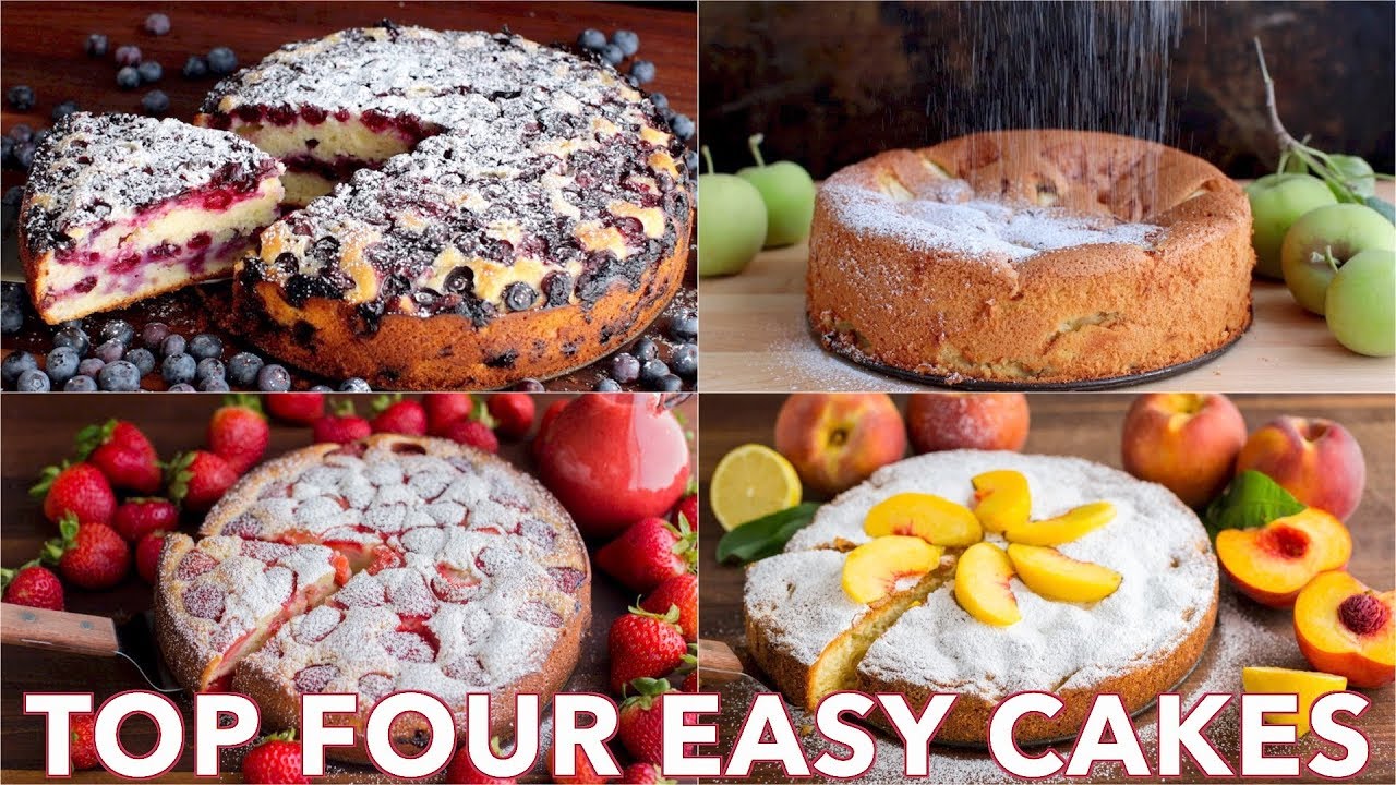 TOP 4 MOST VIRAL EASY CAKE RECIPES | FRUIT DESSERT - YouTube