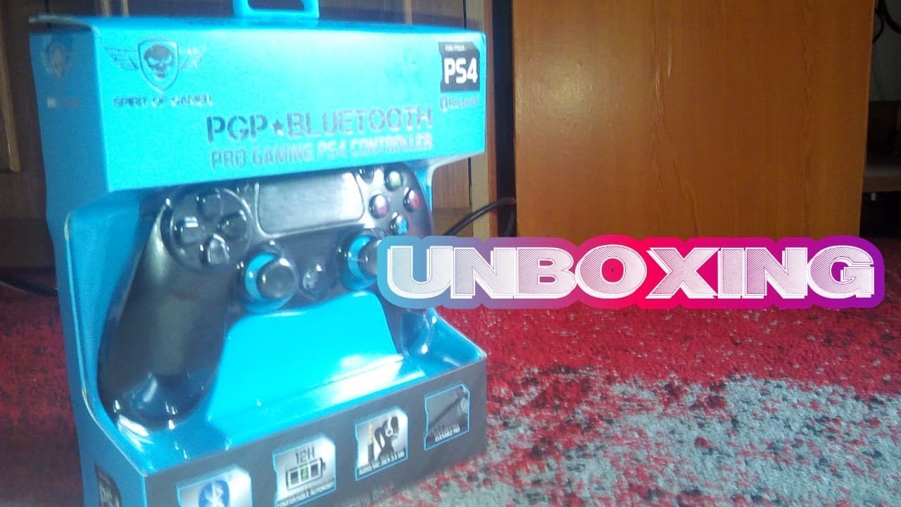 SPIRIT OF GAMER PGP BLUETOOTH PRO GAMING PS4 CONTROLLER UNBOXING - YouTube