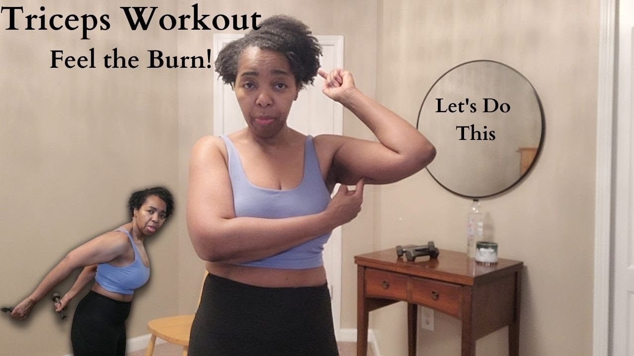 TRICEPS WORKOUT FOR WOMEN OVER 50| TRICEPS WORKOUT AT HOME| TRICEP ...
