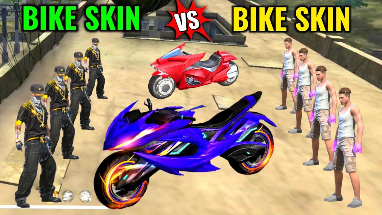 Bike Skin vs Bike Skin Fight 😈 New Midnight Motor Bike Skin Challenge 😎 Garena Free Fire 🔥 Y ...
