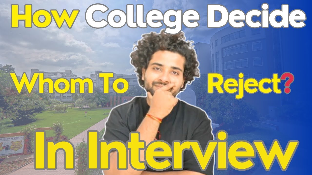 How College Decide Whom To Reject In Placements - YouTube