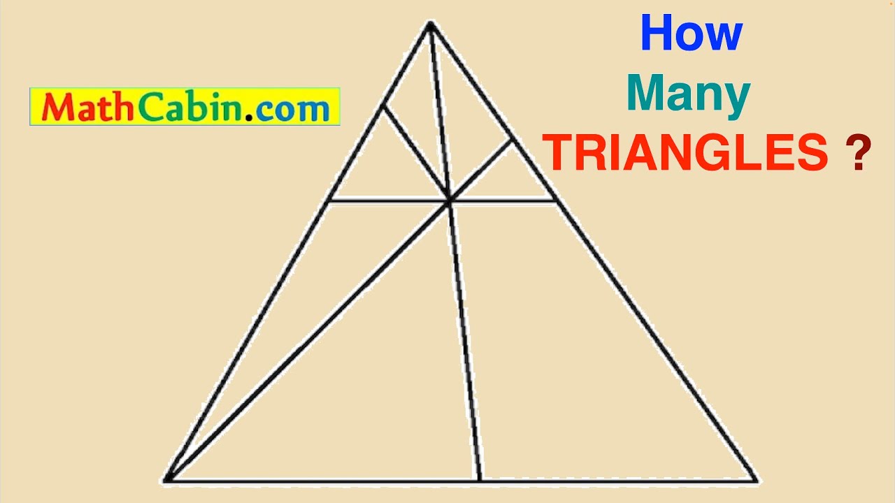 How Many TRIANGLES Are There In The Picture YouTube How Many TRIANGLES Are There In The Picture YouTube