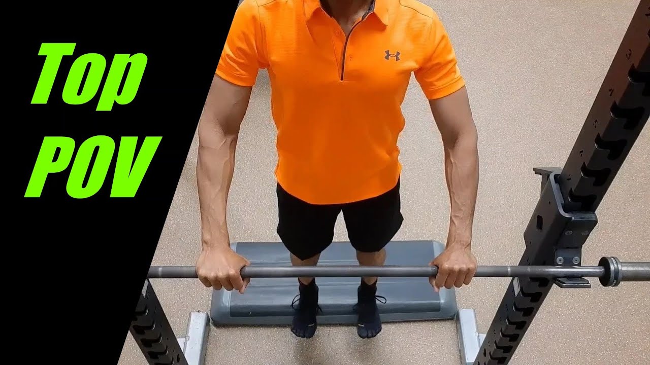 Toe Raises on Aerobic Step - YouTube