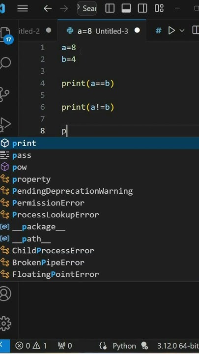 Comparison Operator in Python #shorts #pythonshorts #codingtips #learnpython - YouTube