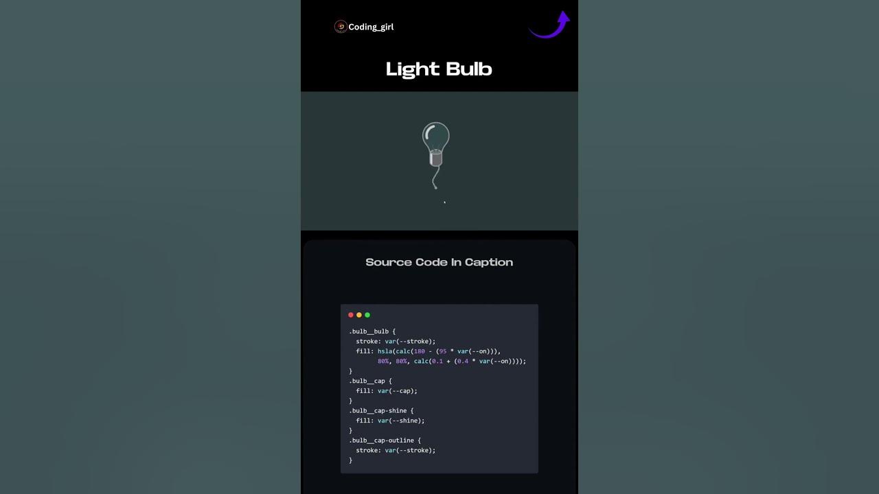 Light Bulb 💡 Youtubeshorts Codinglife Webdesign Viral Code Webdevelopment Youtube