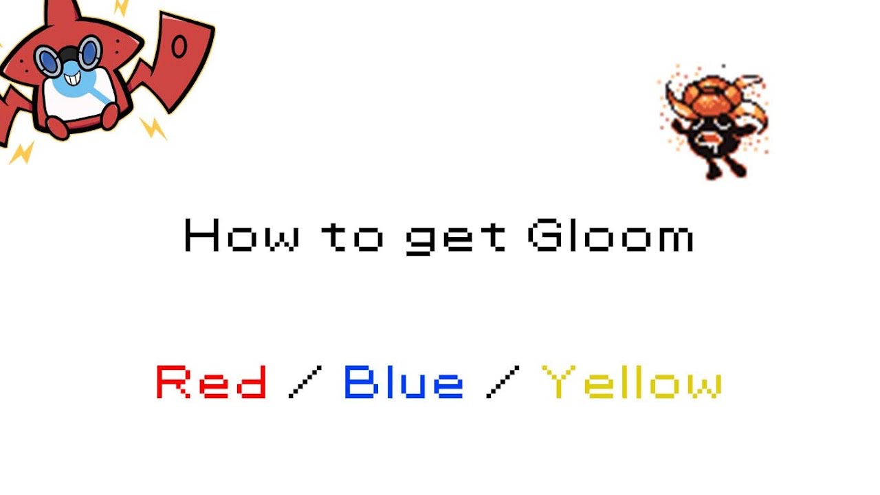 How to get Gloom in Pokemon Red/Blue/Yellow [#044] - YouTube