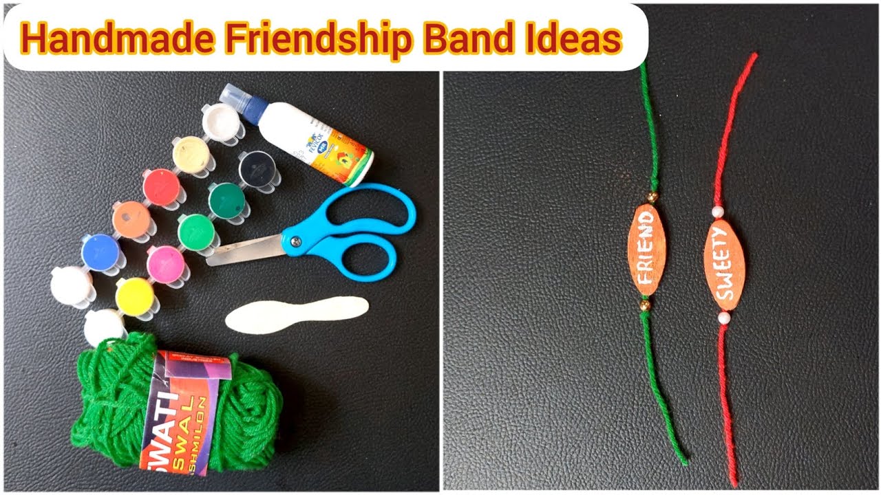 DIY-Handmade Friendship day Band Craft ideas - YouTube