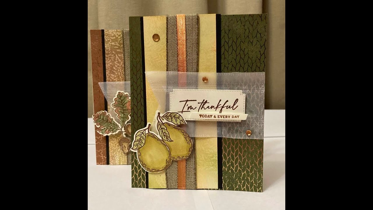 Autumn Pear with Wax Resist technique - YouTube