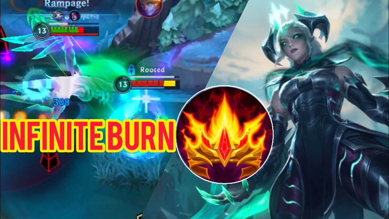 Wild Rift Shyvana Insane New Item Build Searing Crown Youtube