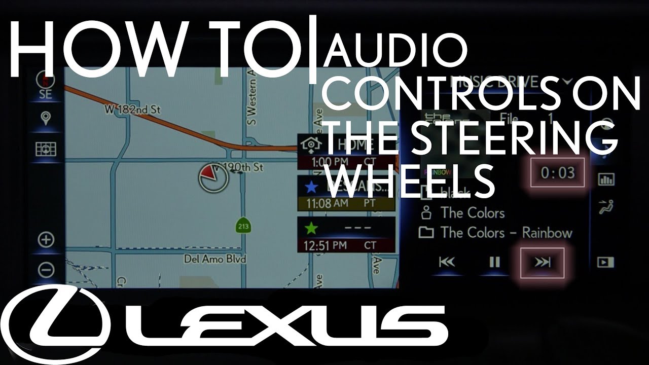 How -To Use Steering Wheel Audio Controls | Lexus - YouTube