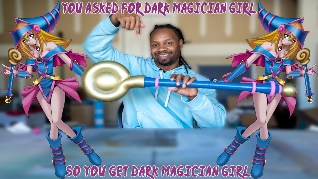 Assembling Dark Magician Girl Cosplay Staff From Yugioh and Comparing ...