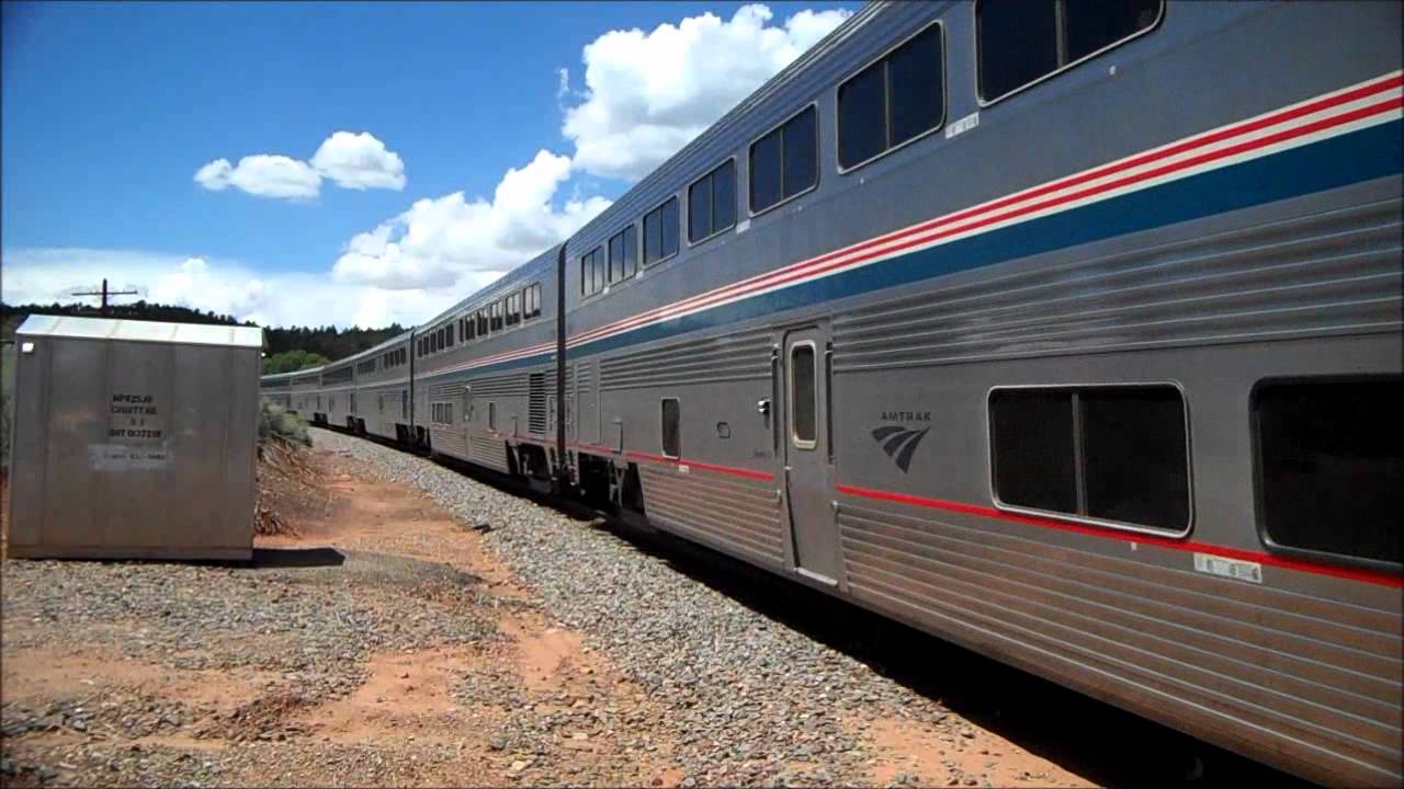 Amtrak's Southwest Chief #4 in Glorieta, NM - YouTube