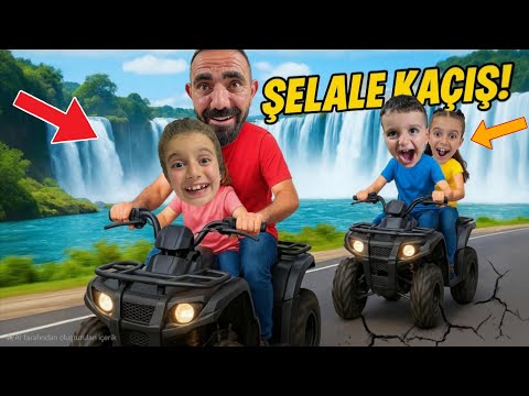 POYRAZ ELİF GİZLİ TAKİP OPERASYONU!!BABASININ PEŞİNDEN ŞELALEYE KAÇTILAR!!