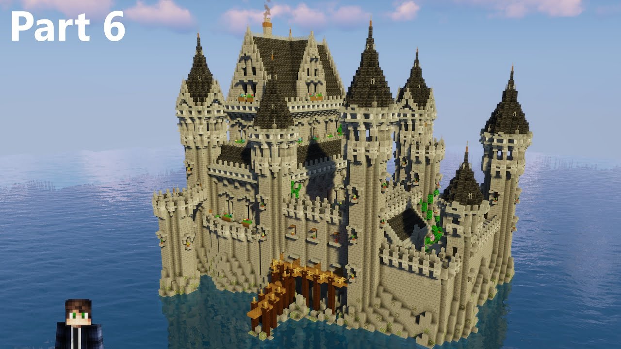 TUTO #6 | Comment Faire un Château sur MINECRAFT ? (6/7) - YouTube