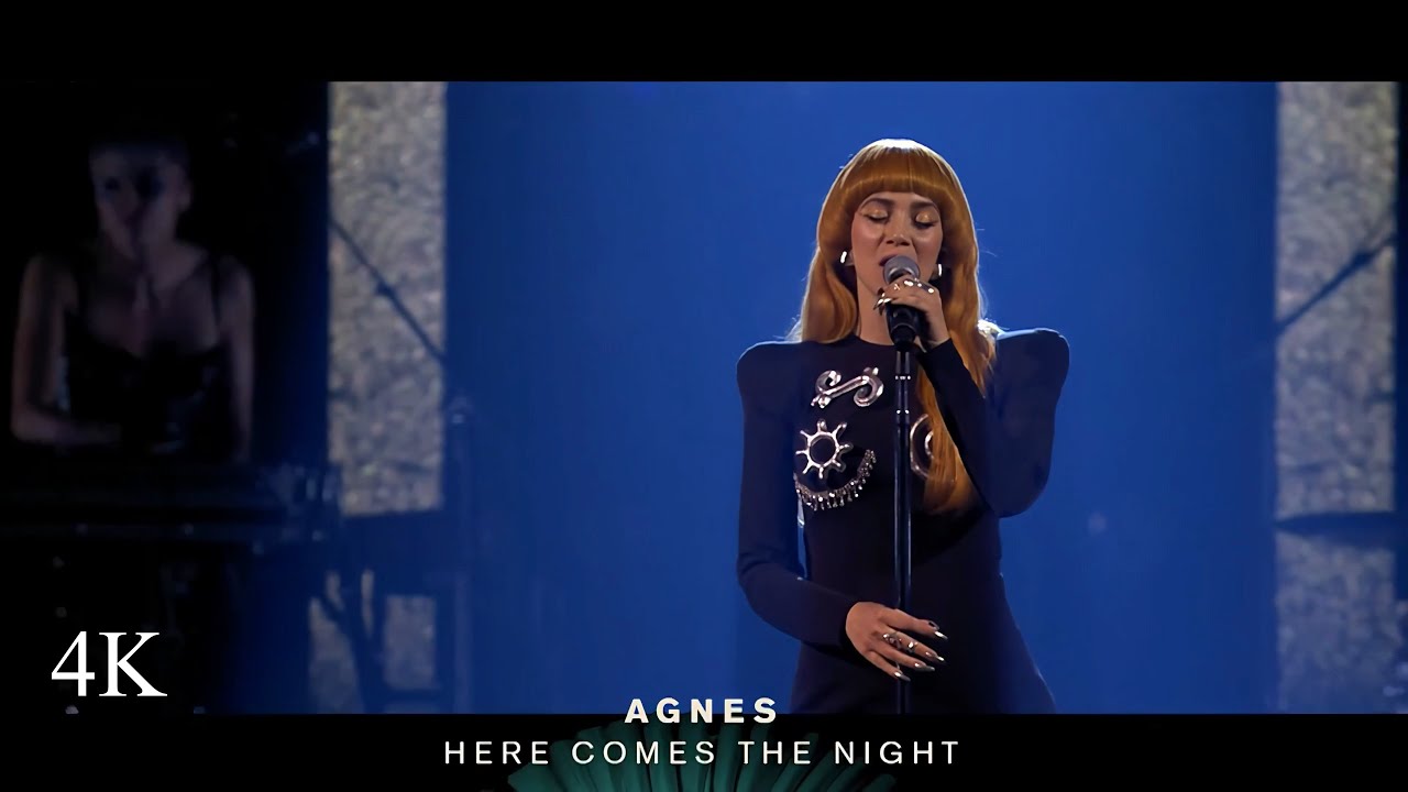Agnes Carlsson - Here Comes The Night ( Live 4K - Grammis 2022 ) - YouTube