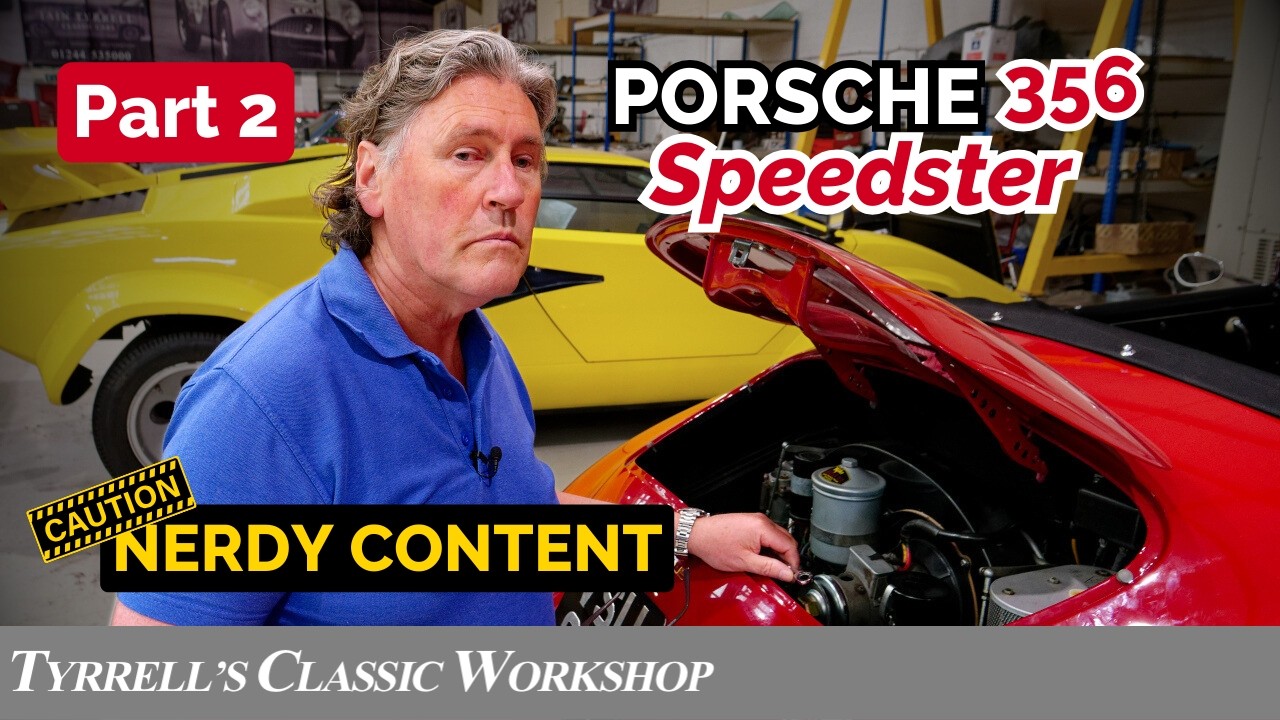 Porsche 356 Speedster Restoration: Engine Tuning & Test Drive - Part 2 ...
