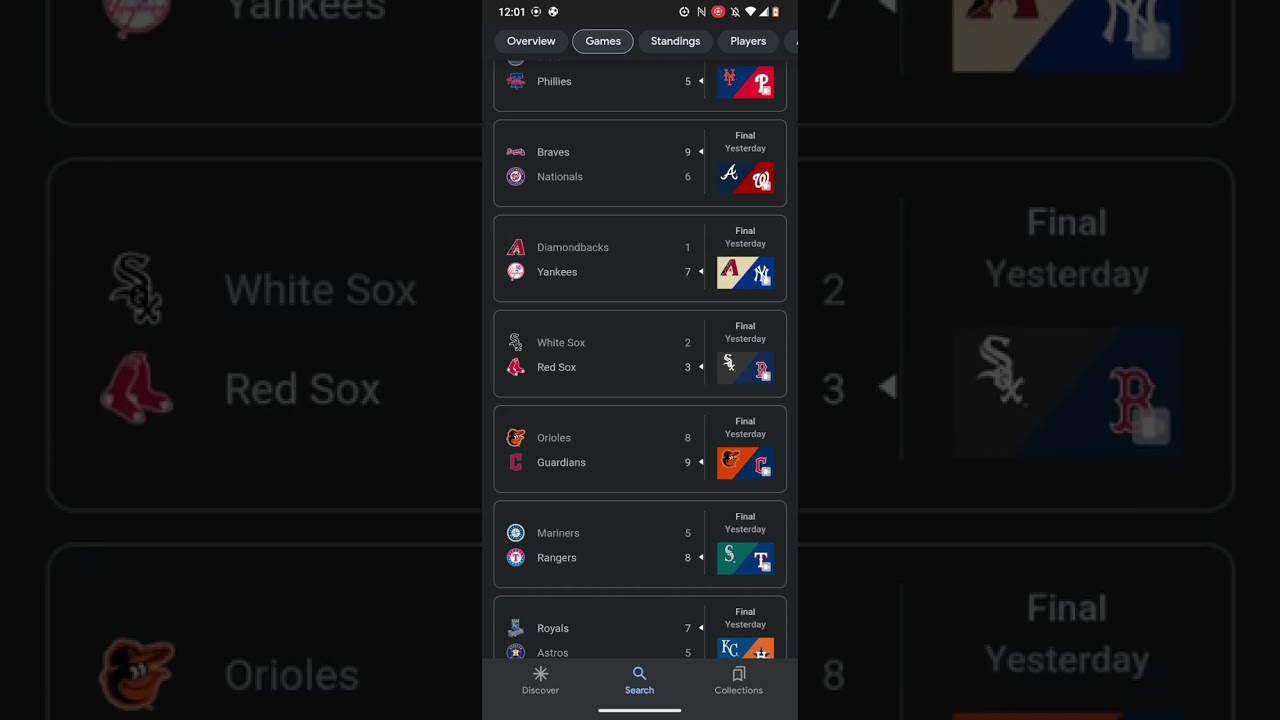 MLB baseball scores #baseball #mlb #mlbbshorts #majorleaguebaseball ...