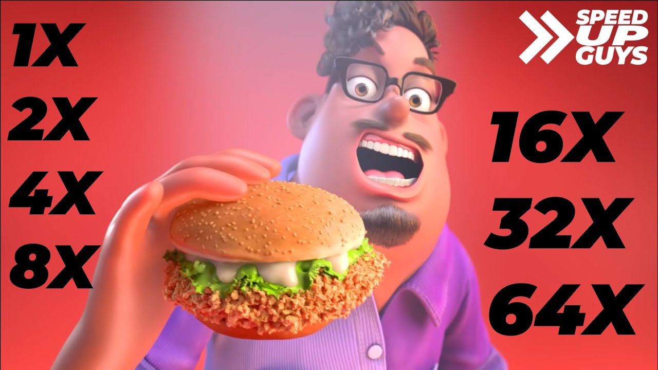 Grubhub Delivery Dance Commercial Meme Sped up: Up to 64X Speed! - YouTube