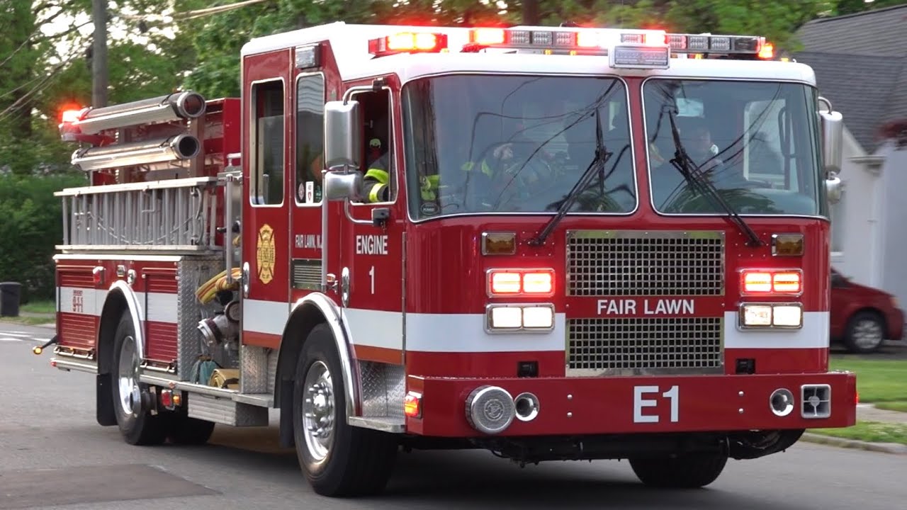 Fair Lawn Fire Department Engine 1 Responding 5/6/24 - YouTube
