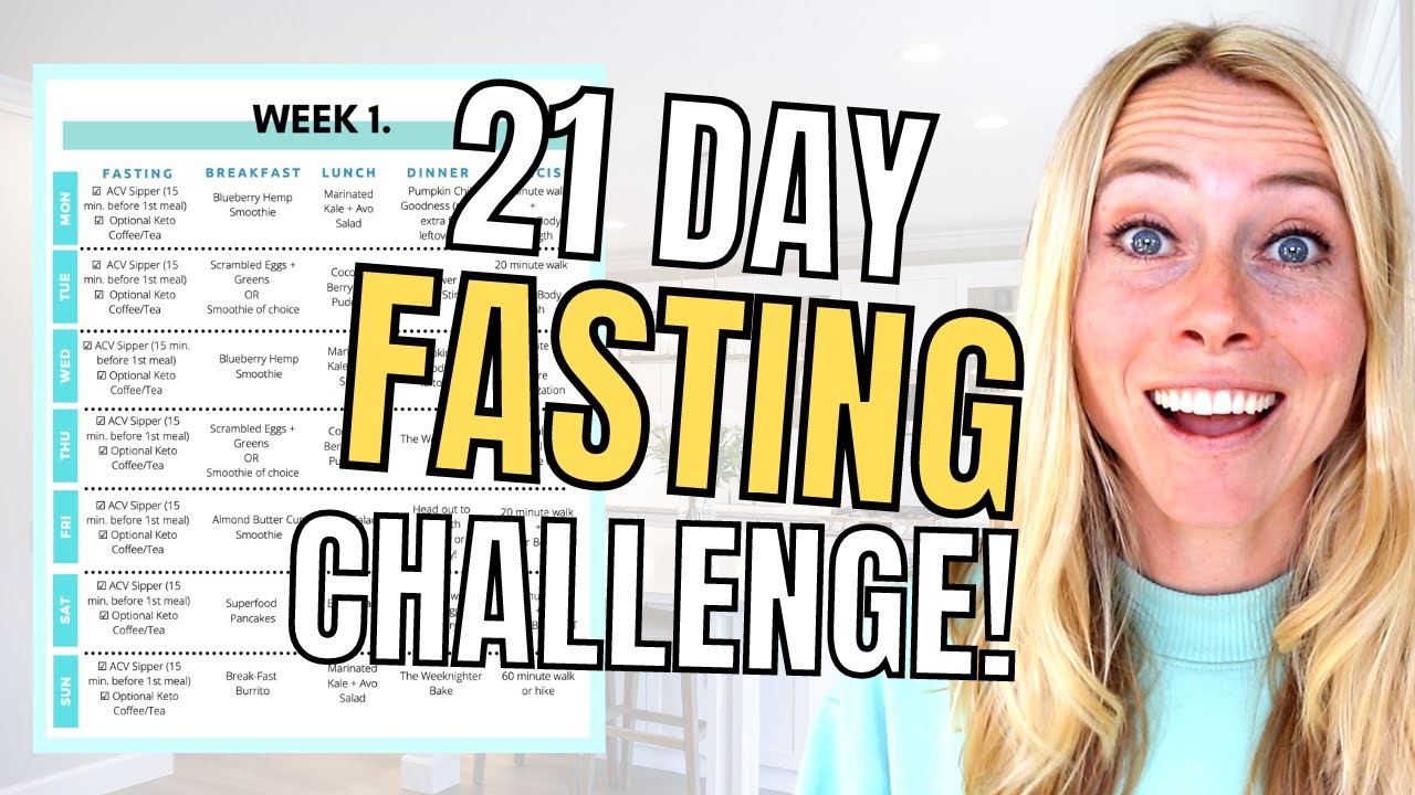 🔴 21 Day Fall Intermittent Fasting Challenge! [join me!!] - YouTube
