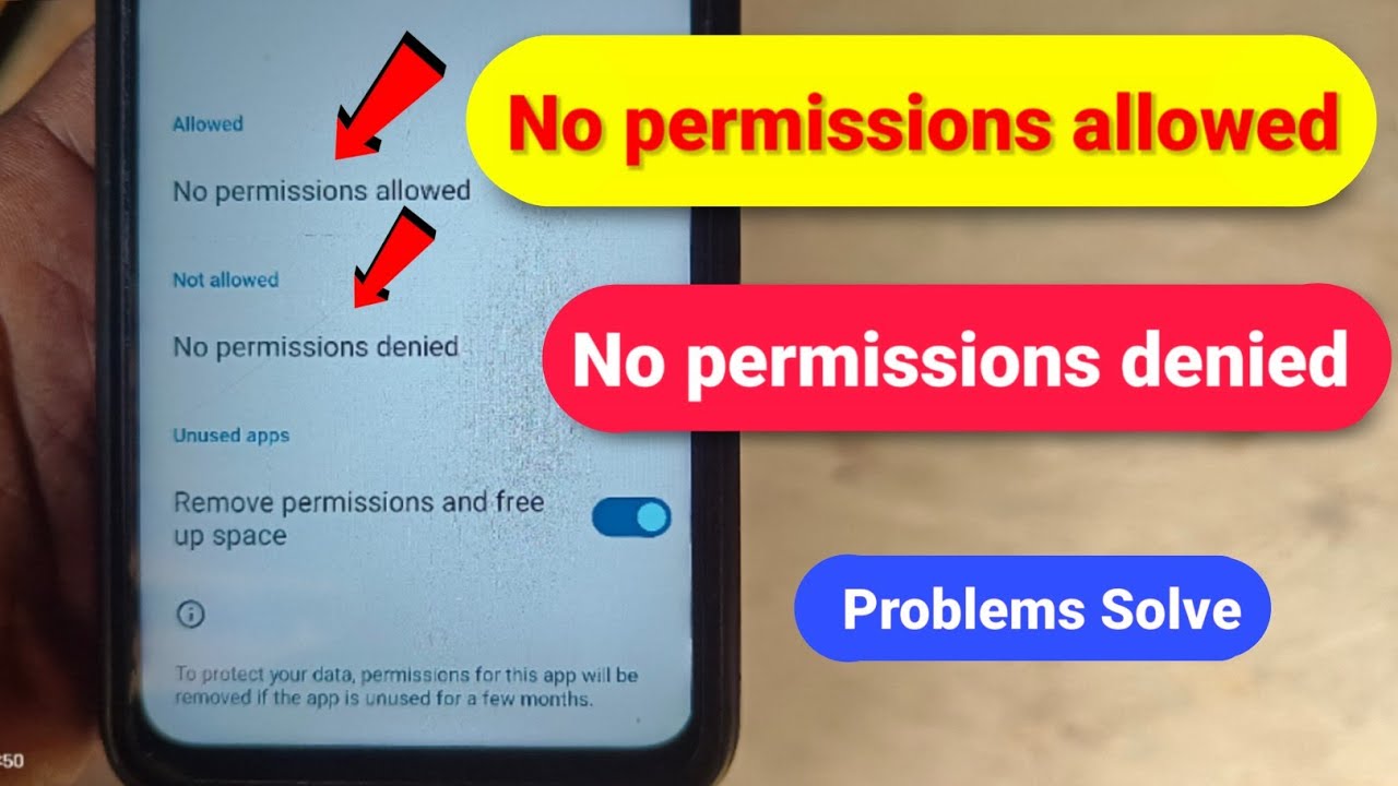 no permission allowed problem | no permission denied Problem - YouTube