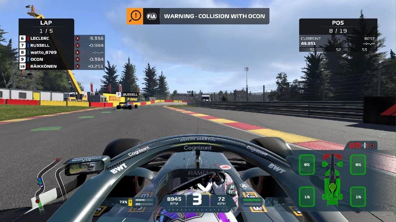 Having fun in F1 3/5 - YouTube