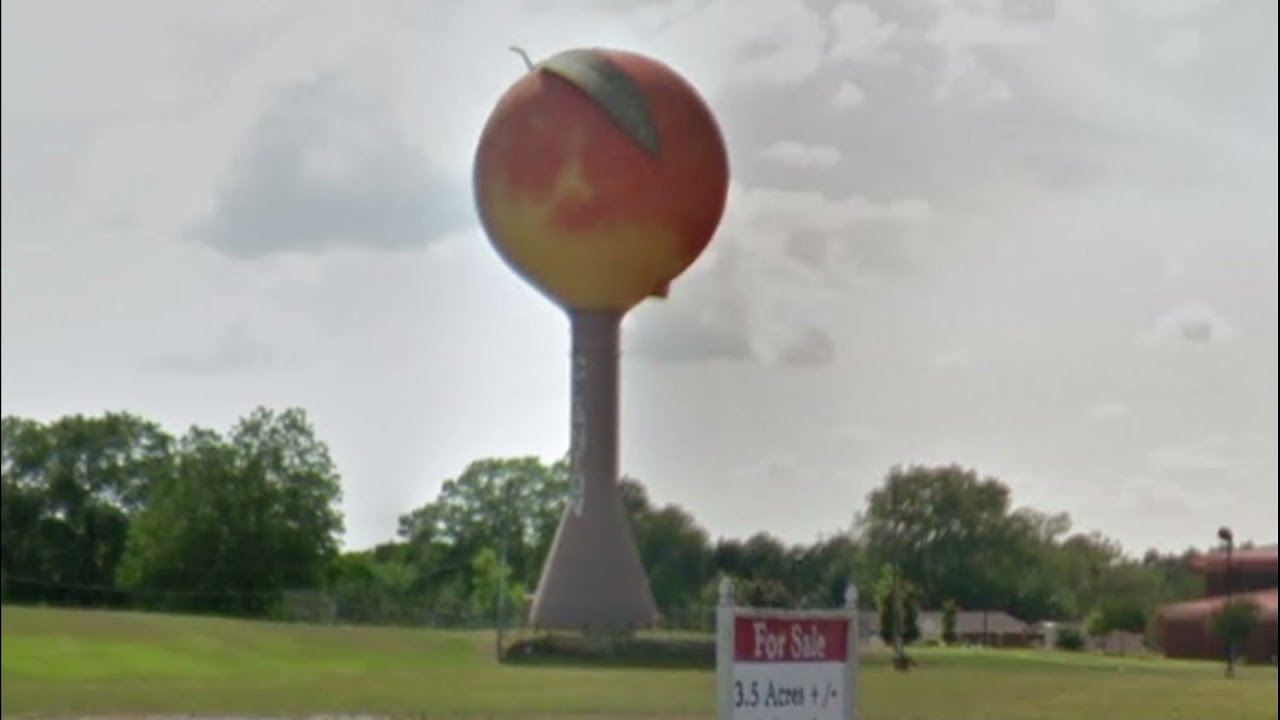 Water towers in Alabama - YouTube