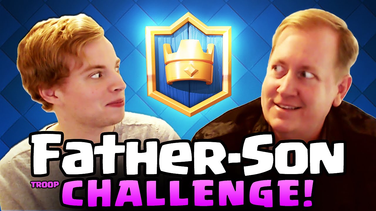 Clash Royale ♦ Father vs. Son Royale Challenge! ♦ Galadon vs. Chief Pat ...