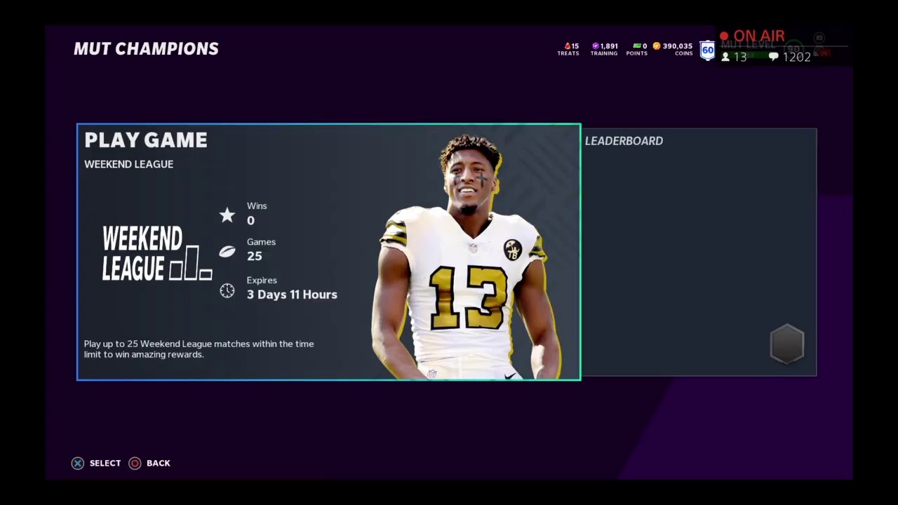 Madden 21 PS4|Mut Squads Top 100! Chillin and playing challenges/draft ...