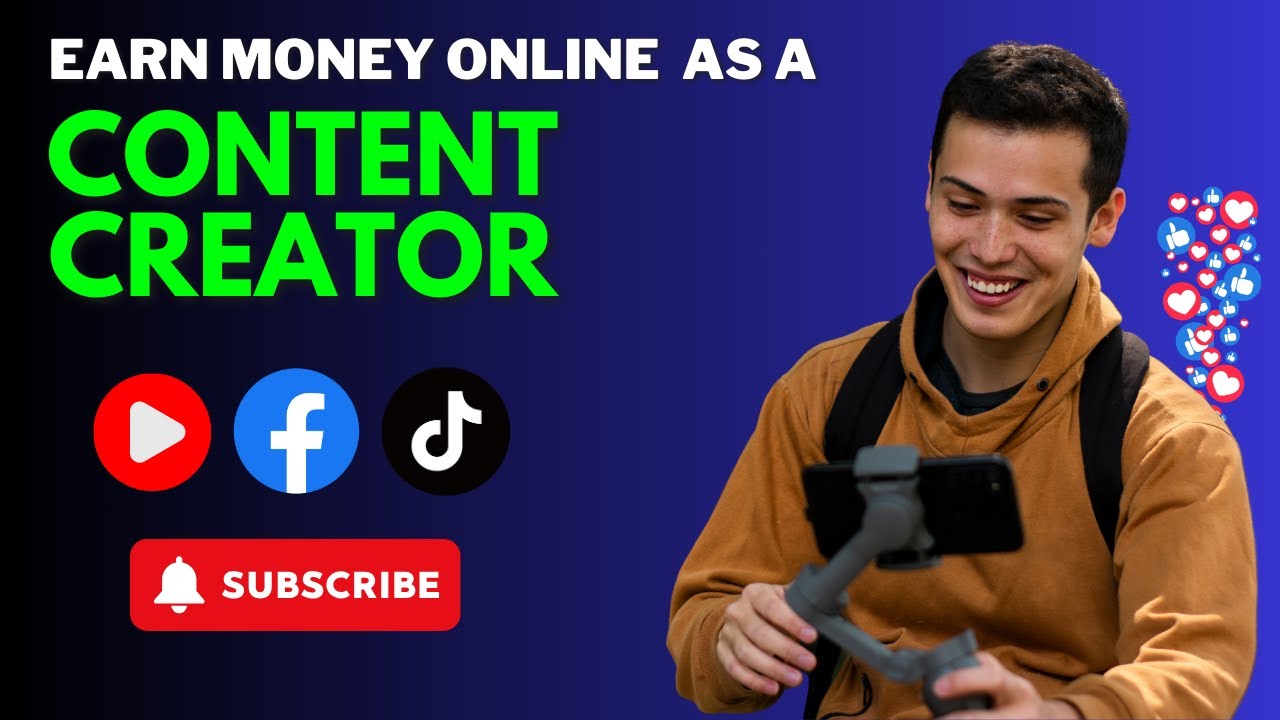 How to Earn Money Online as a Content Creator - YouTube