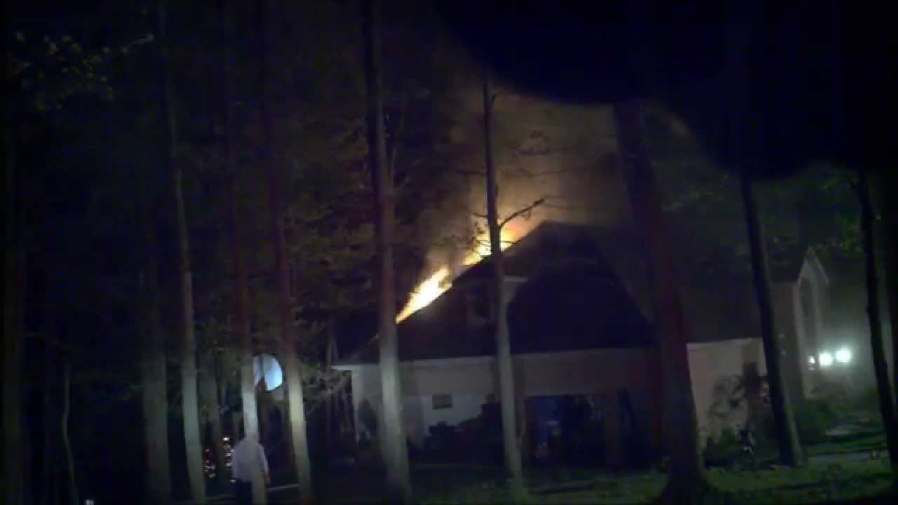 Newark, Ohio Fire Department House Fire 1319 Stratford Woods Working ...