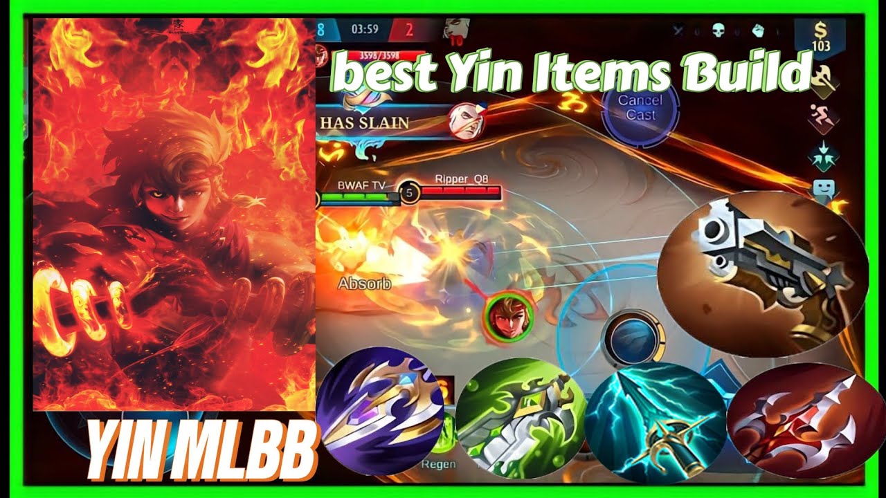 Yin Best Build Gameplay | Yin TOP Globally Building [ Mobile legends ...