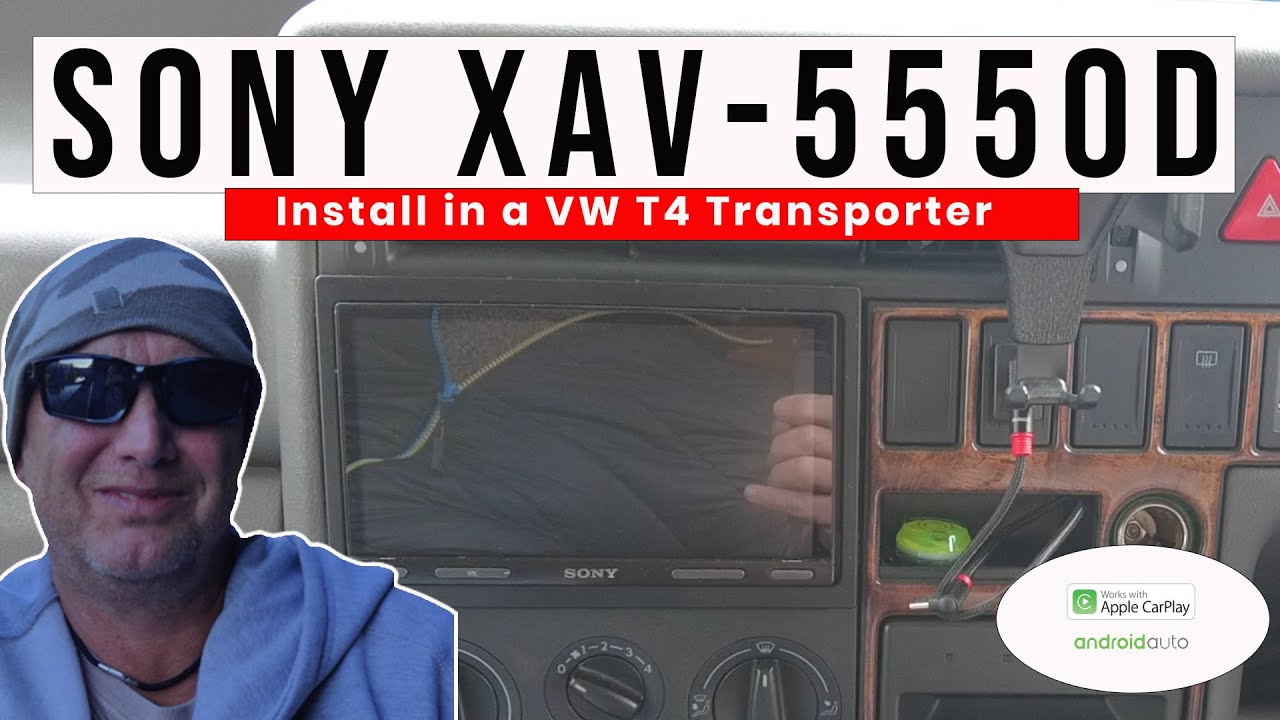 Sony XAV-AX5550D - Install into a VW T4 - YouTube
