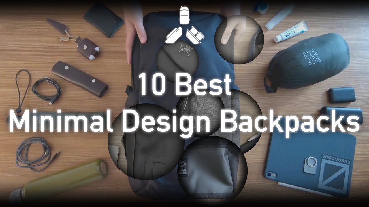 10 Best Minimal Design Backpacks - YouTube