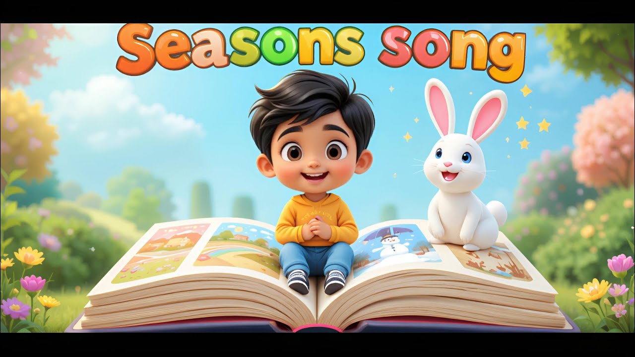 Seasons Song for Kids | Gentle Lullaby to Learn Summer, Rainy, Winter ...