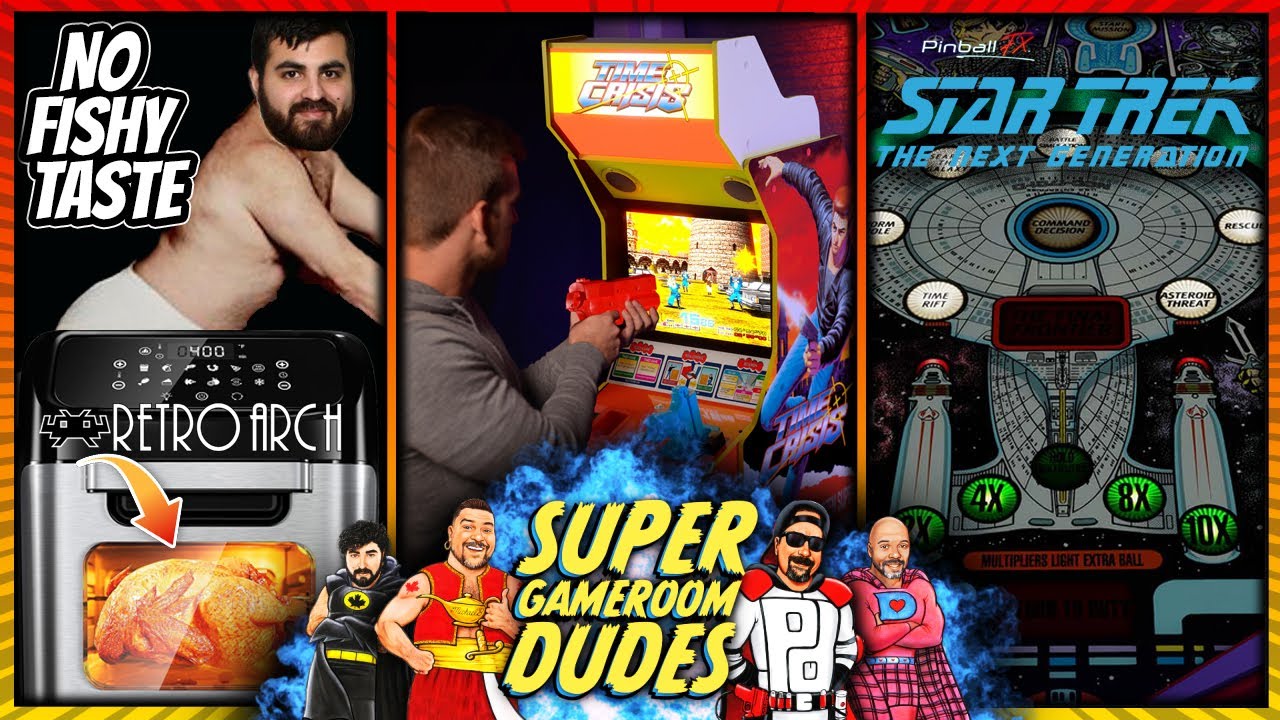 Arcade1Up Time Crisis Big In Germany Star Trek TNG Pinball FX NWT Coke ...