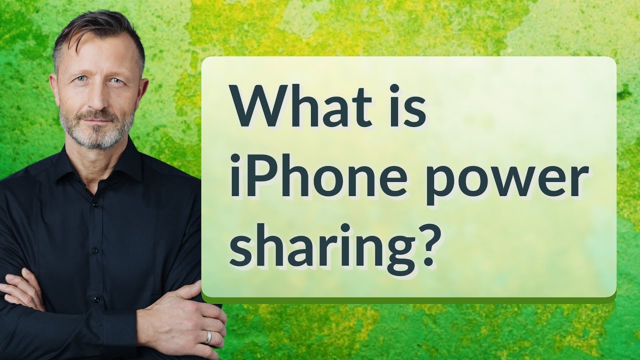 What is iPhone power sharing? - YouTube