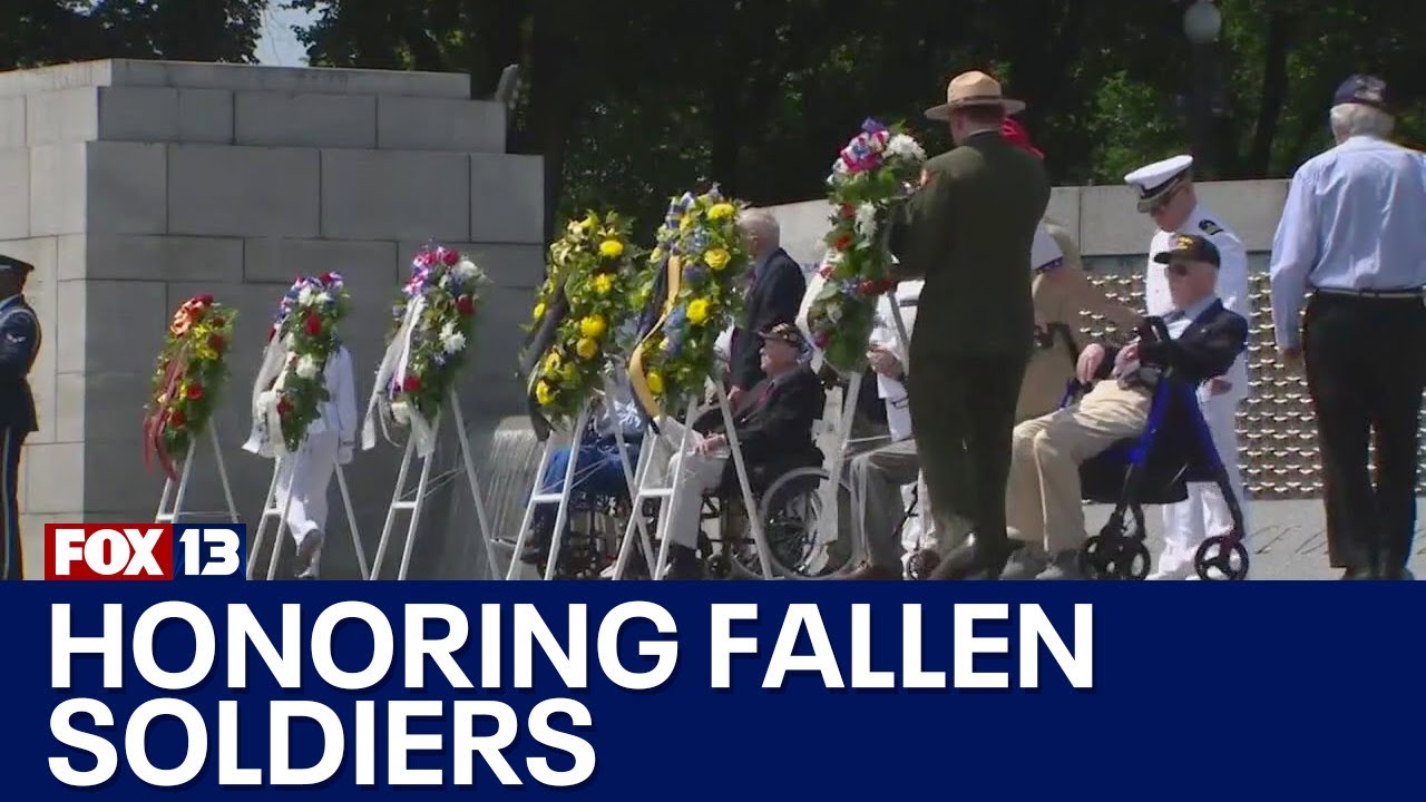 Honoring the fallen and supporting military families on Memorial Day | FOX 13 Seattle - YouTube