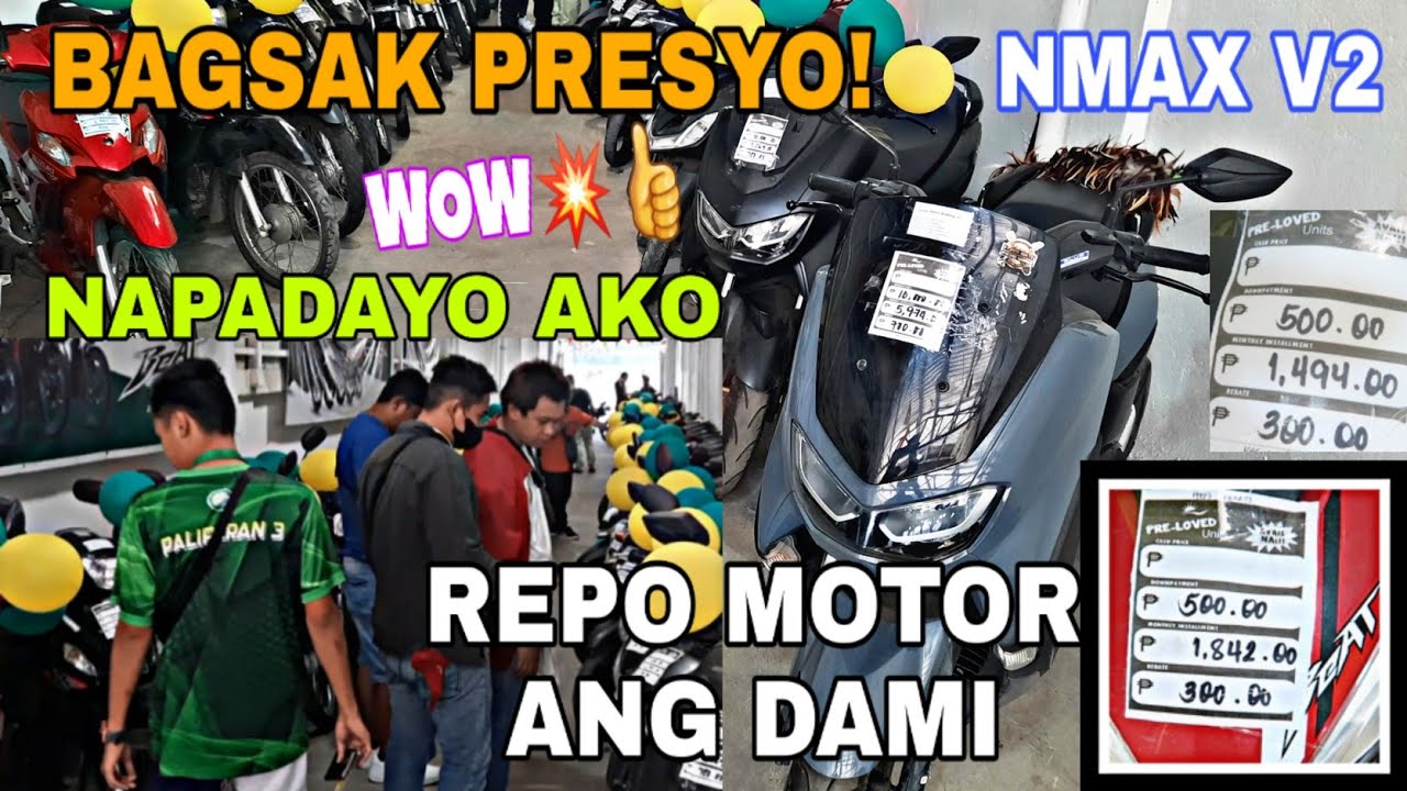 BAGSAK PREYONG mga REPO MOTOR! NMAX V2 RAIDER AIRBLAIDE at IBAPA! HABOL ...