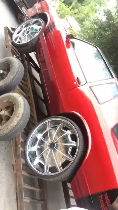 My kandy Red Monte Carlo SS on 28s LS powered 6.0 - YouTube