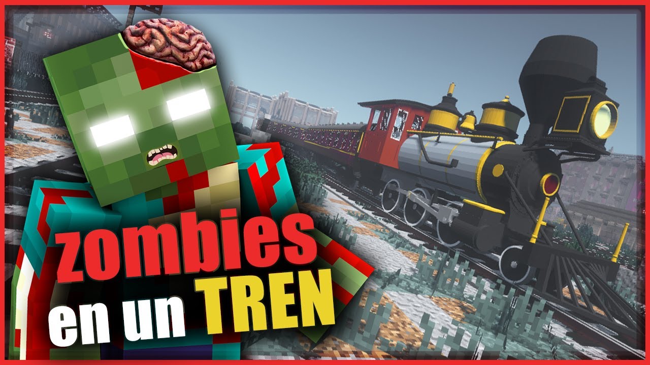 Sobreviví en un Tren con Zombies en Minecraft 🧟 - YouTube