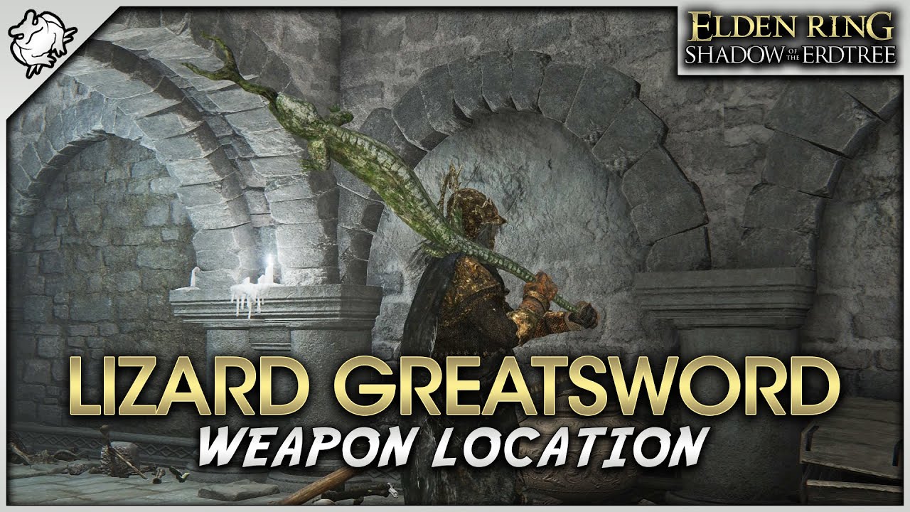 Elden Ring SotE DLC - Lizard Greatsword Weapon Location - YouTube