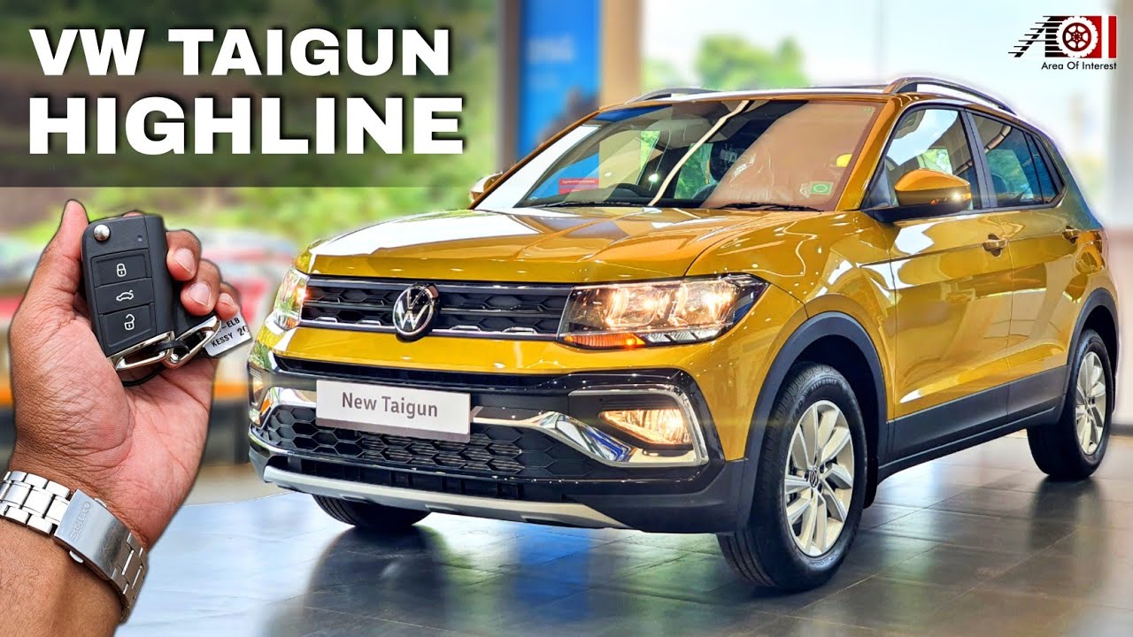 VW Taigun Highline 2nd Base Model | On Road Price List | Mileage ...