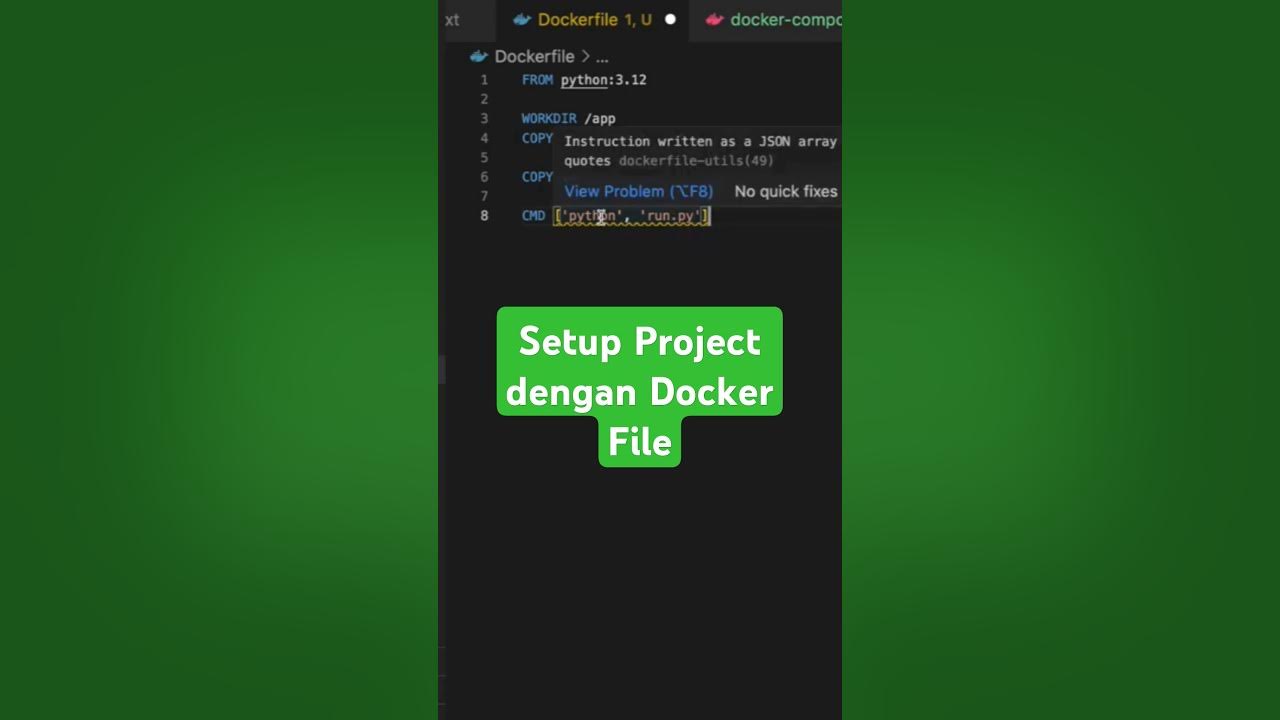 Setup Flask Project dengan Docker File #docker #python #technology - YouTube