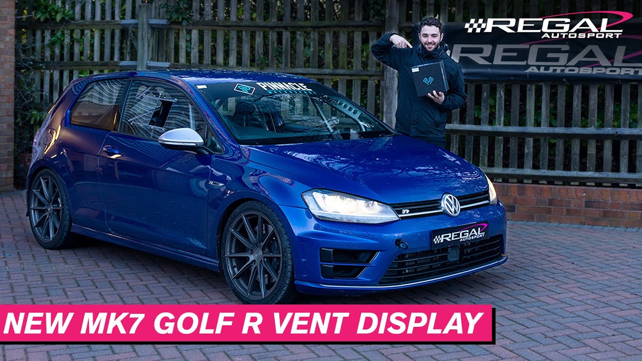MK7 GOLF R GETS A VEKTOR DASH DISPLAY [BEST MK7 GOLF DISPLAY] - YouTube