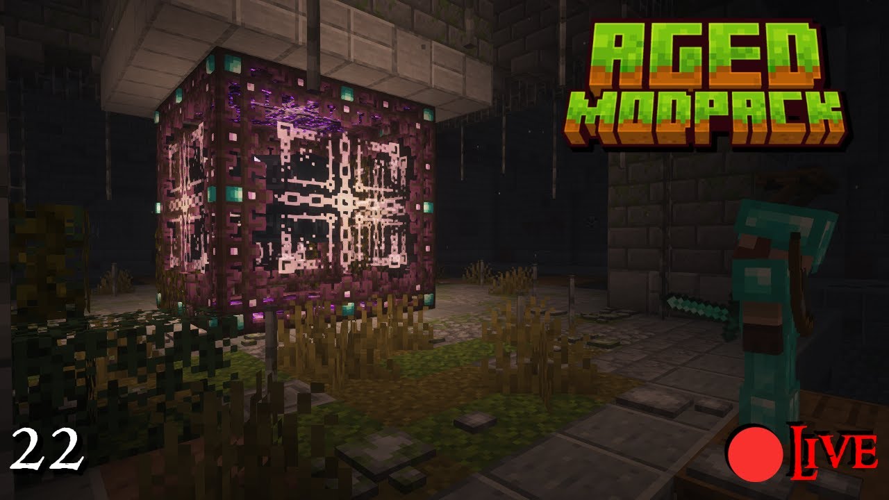 Conquering the Labyrinth DUNGEON in Aged! :: Minecraft Aged Modpack Live Gameplay #22 - YouTube
