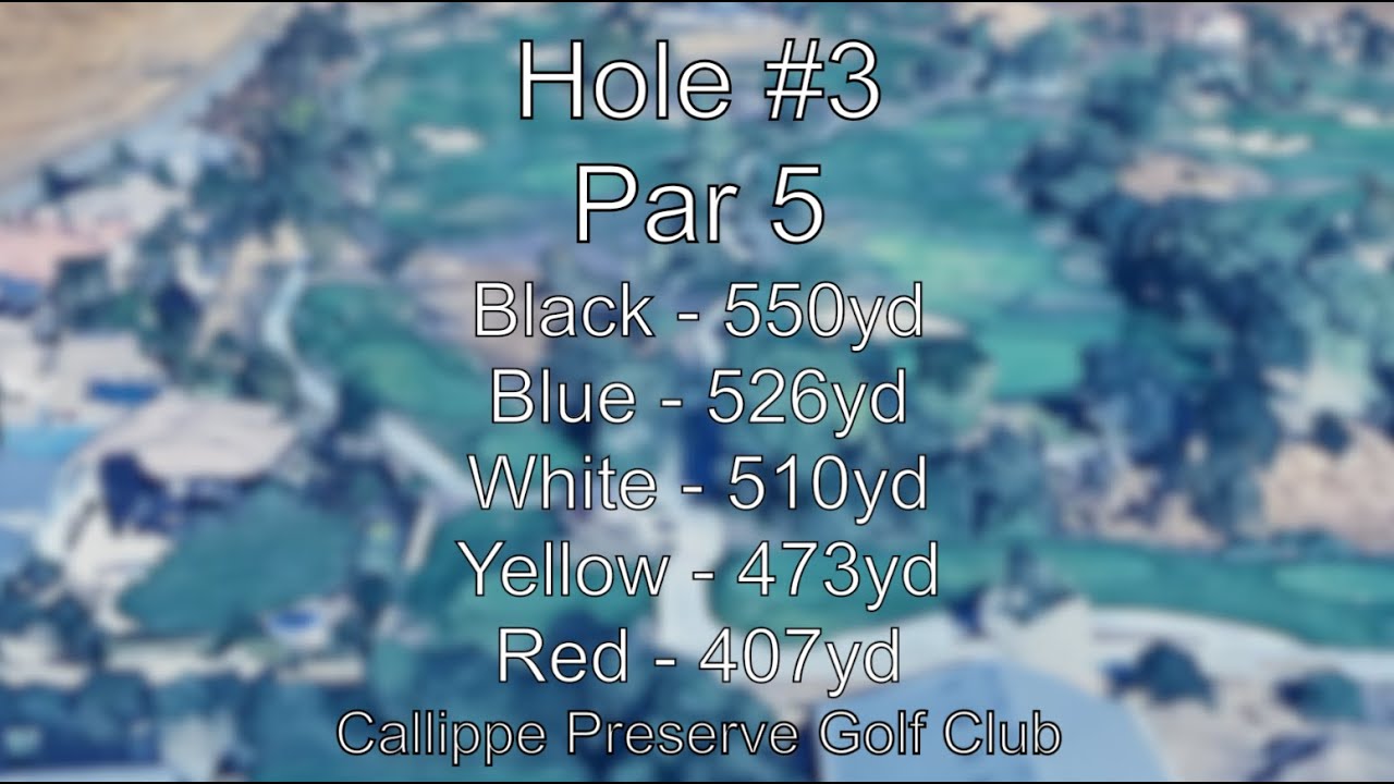 Callippe Preserve Golf Club - Hole #3 Overview - YouTube