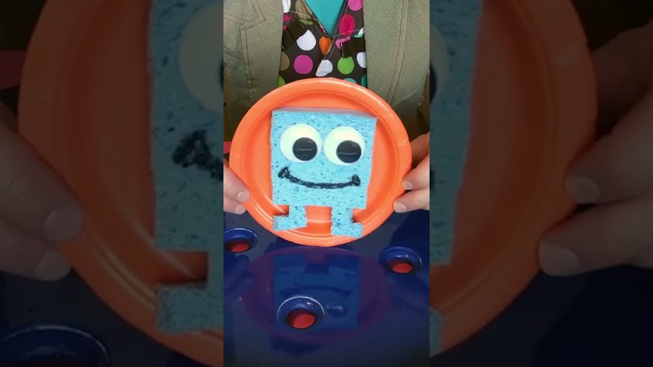 Make Your Own Sponge Square! The Shapes #Shorts - YouTube